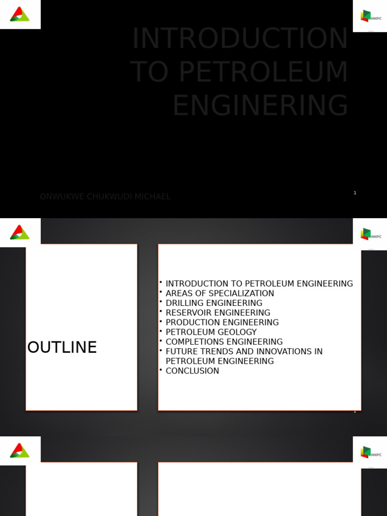 1 Introduction To Petroleum Enginering | PDF | Petroleum | Extraction ...