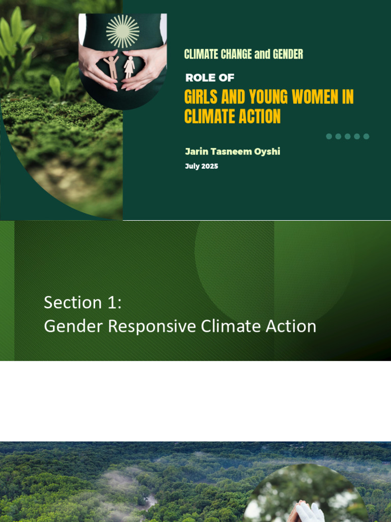 Girls and Women in Climate Action | PDF | Climate Change Mitigation ...