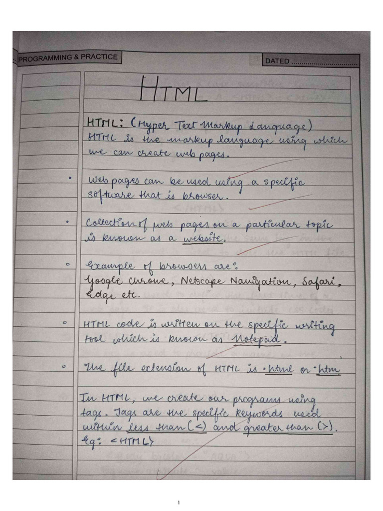 Class 10 Computer Notes 1st Term | PDF