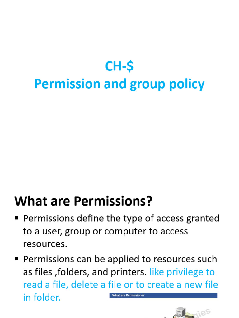 Understanding Permissions and OUs in AD | PDF | Group Policy | Computer ...