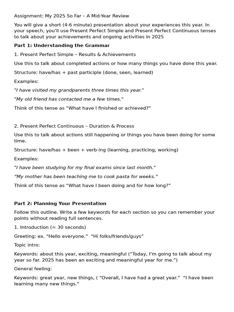 Summ Assignment - My 2025 (XII) | PDF | Syntax | Grammar