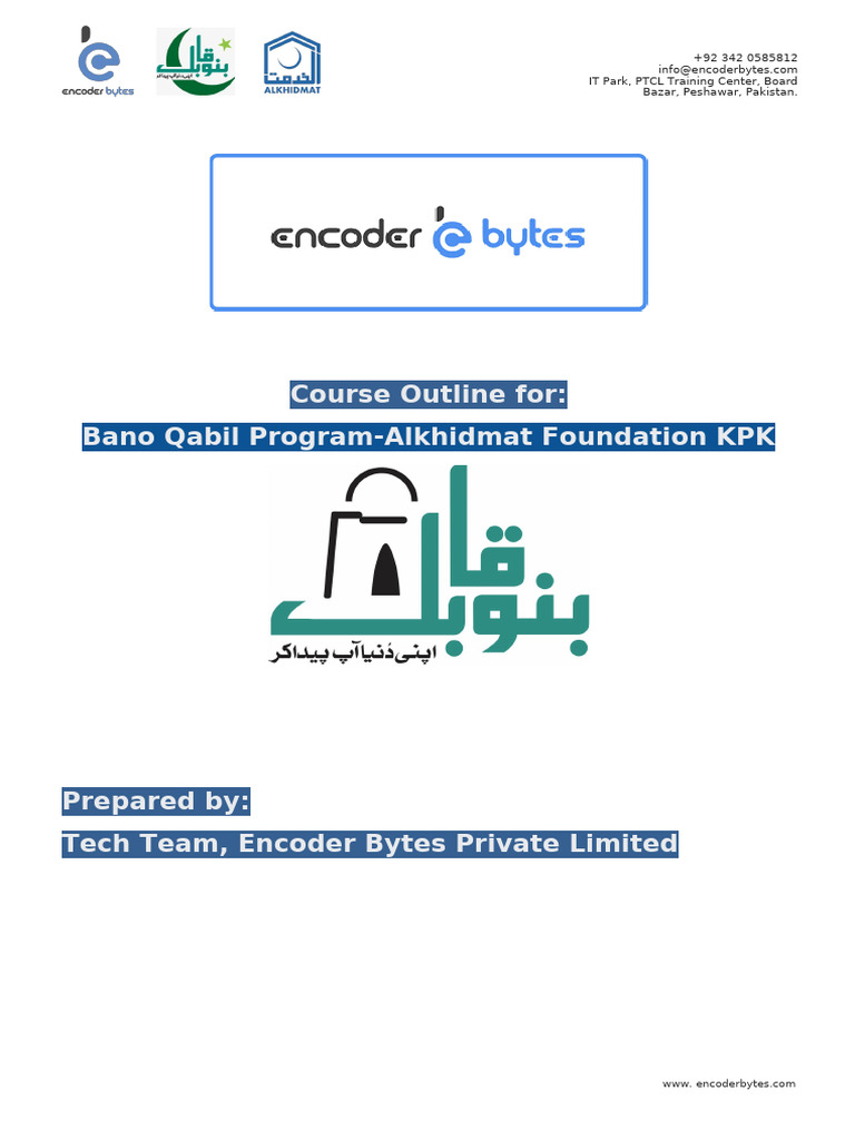 E-Commerce Course Outline for Youth | PDF | E Commerce | Marketing