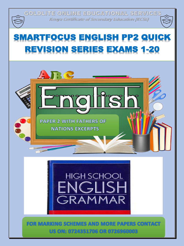 Eng Pp2 Quick Revision Series Exams - 1 | PDF | Judge | Handedness