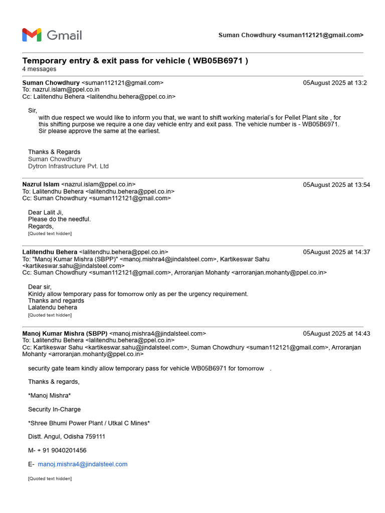 Temporary Vehicle Pass Request WB05B6971 | PDF | Cyberspace | Computing