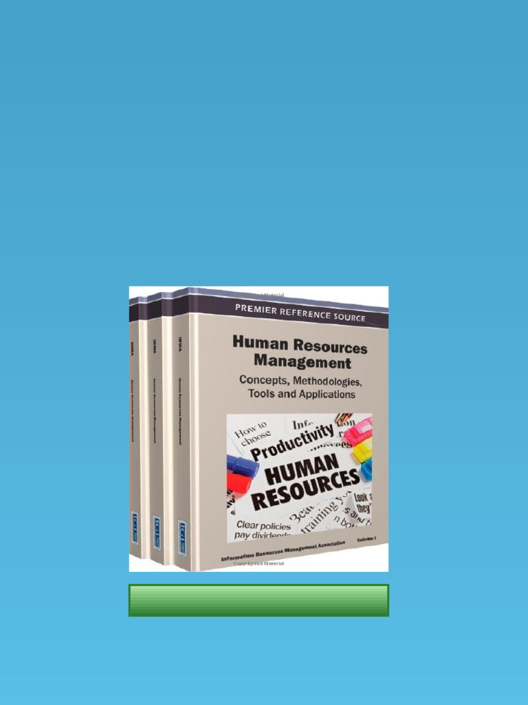 (Ebook) Human Resources Management Set: Concepts, Methodologies, Tools and Applications: Human ...