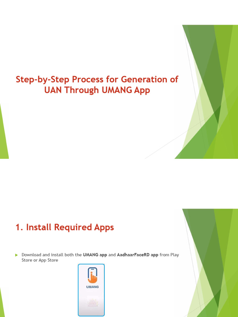 Process Flow - Activation of UAN Through UMANG APP-3 | PDF