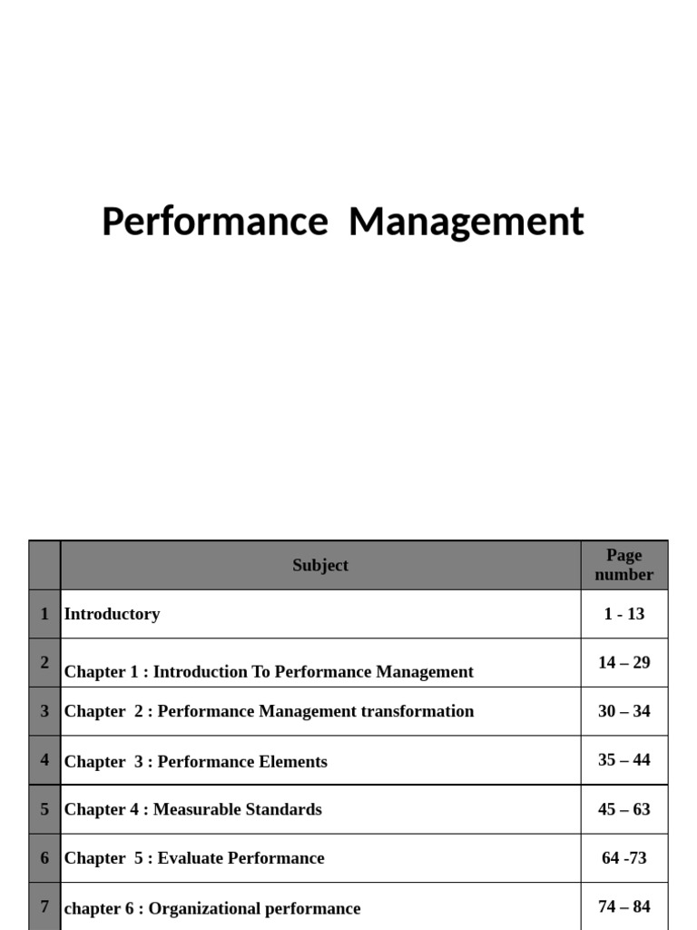 Chapter 1 Performance 2 | PDF | Audit | Methodology