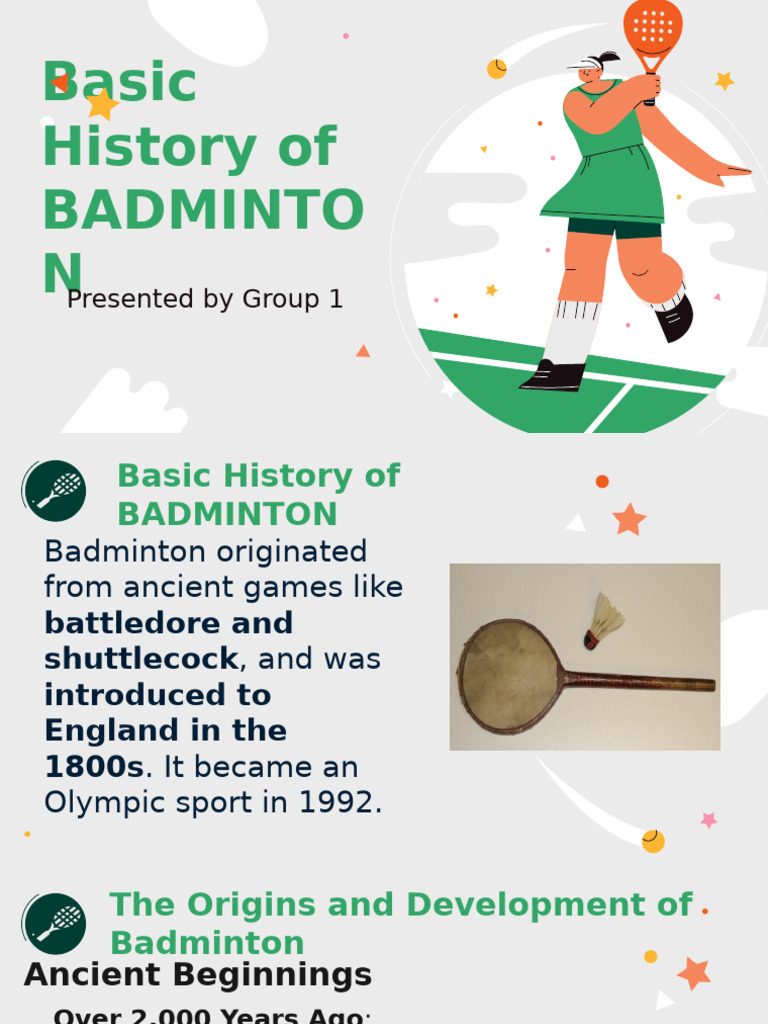 Badminton: From Origins to Olympics | PDF