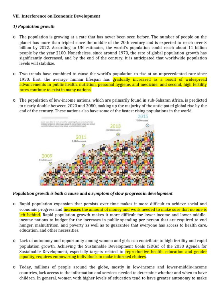 7IInterference Population Growth | PDF | Sustainability | Poverty