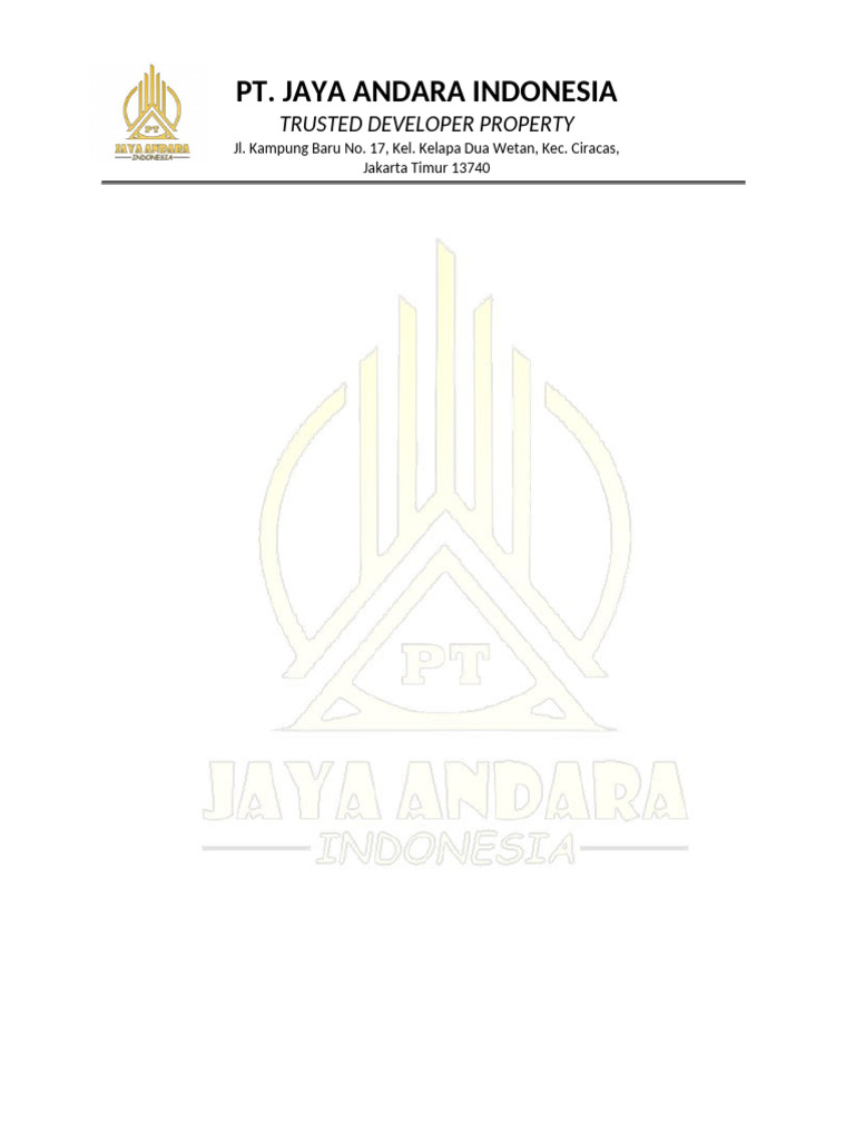 Kop Surat PT | PDF
