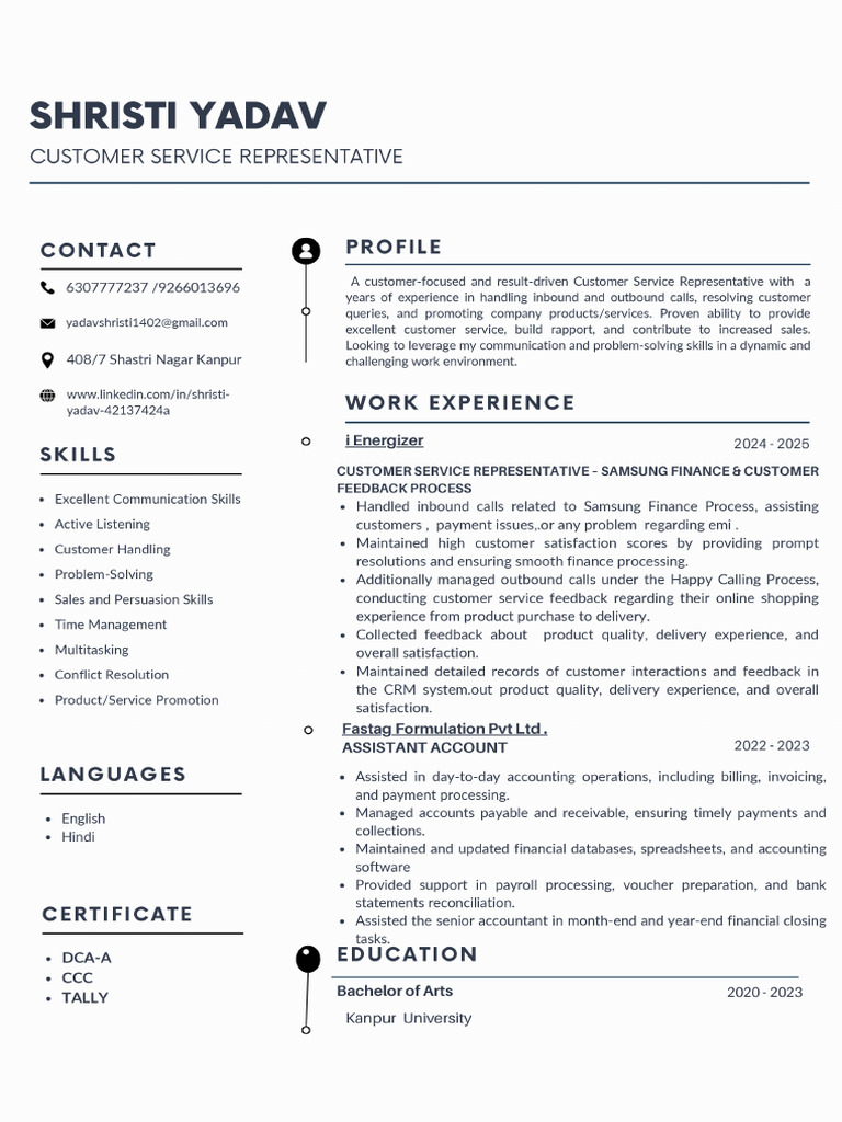 Shristi Resume | PDF