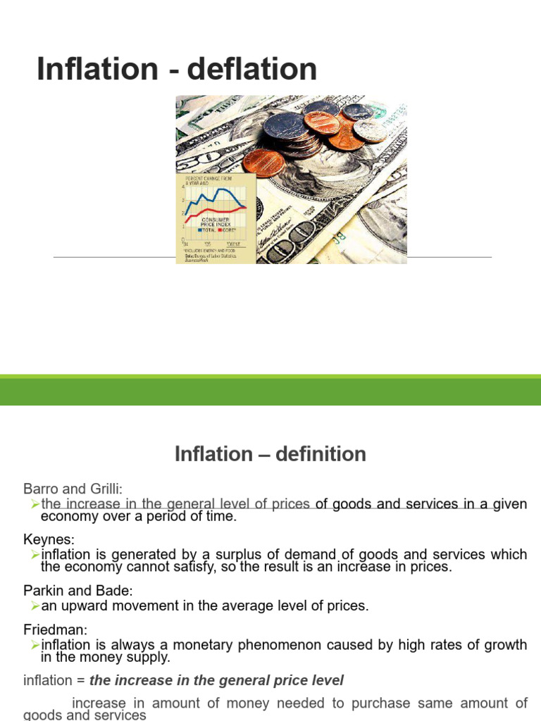 Inflation and Deflation Explained | PDF | Inflation | Deflation