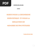Guide du mémoire Master KEDGE 2024/2025 | PDF | Plagiat | Mémoire