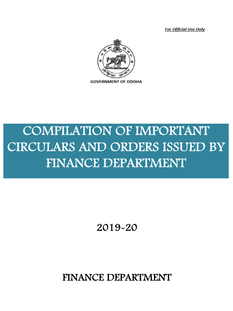 Circulars 2019 20 | PDF | Expense | Banks