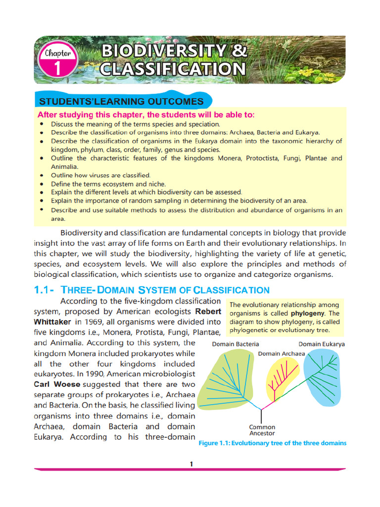 Biology CH 1. | PDF