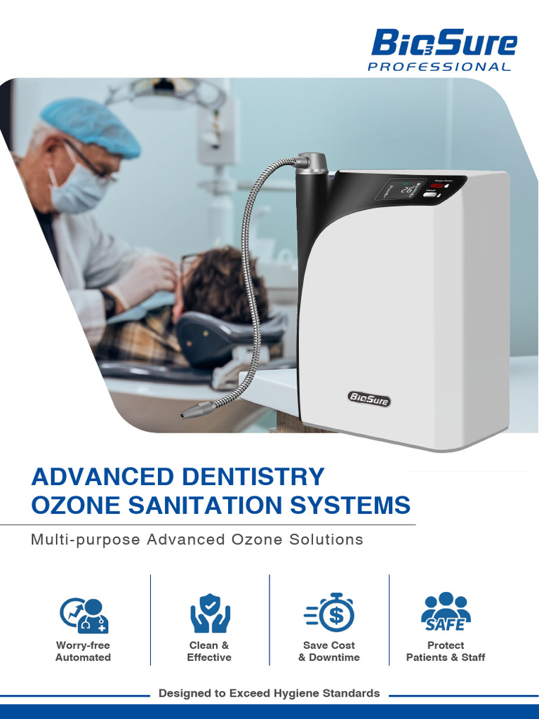 BioSure CDU: Advanced Ozone for Dentistry | PDF | Ozone | Disinfectant