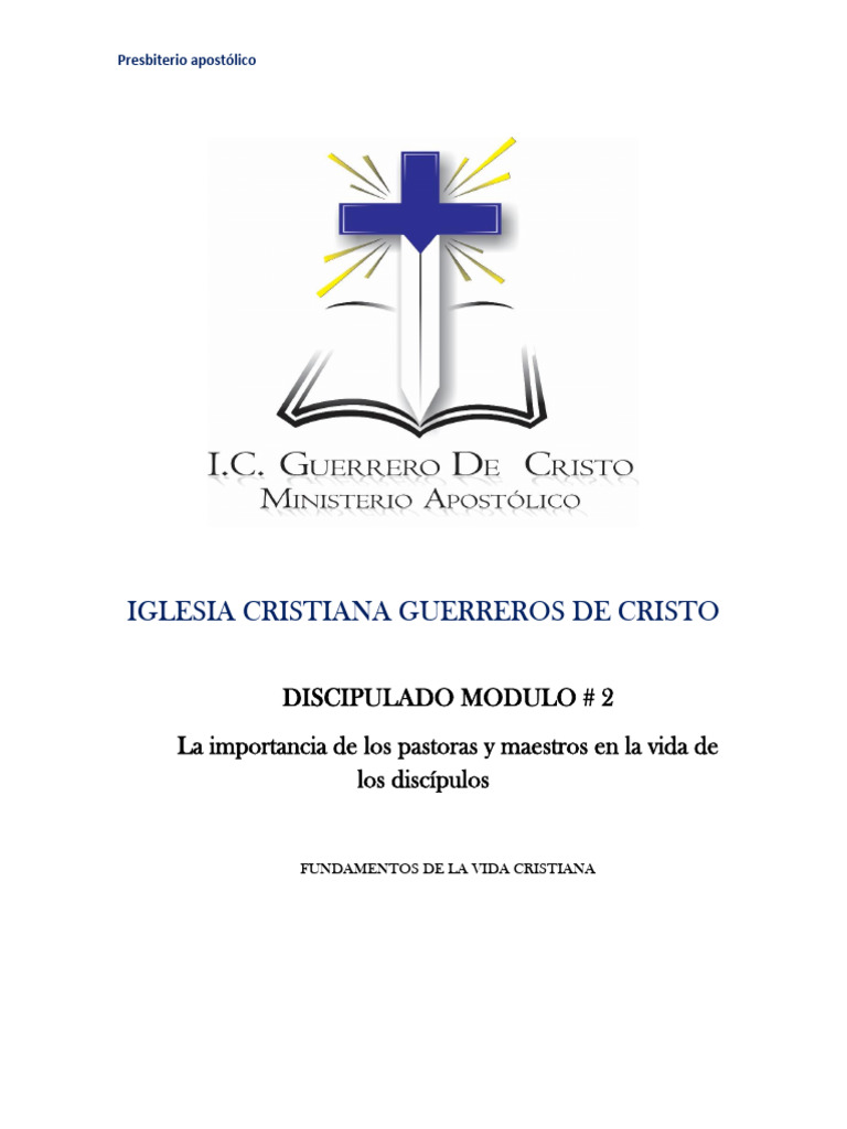 Discipulado # 2 Corregido Original | PDF | Cristo (título) | Jesús