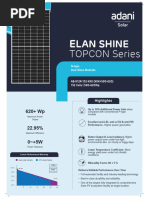 Adani Topcon Solar Panel Datasheet | PDF | Electrical Engineering ...