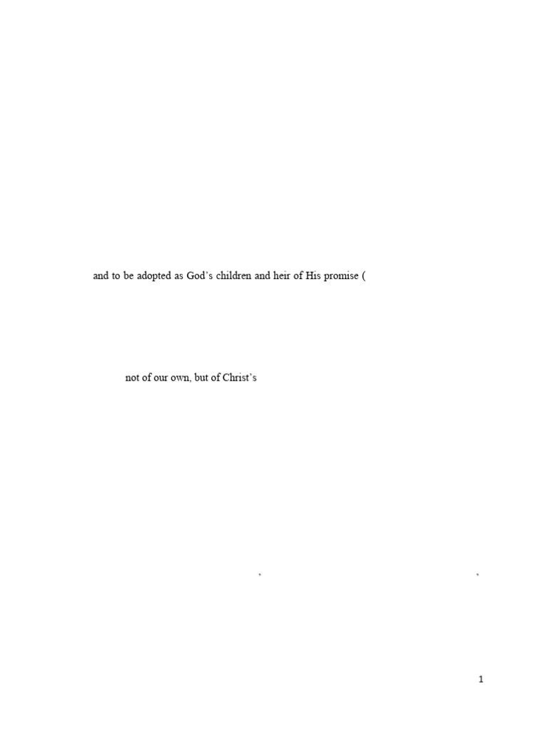 Ochoa - Reflection Paper 2 - 062725 | PDF | Salvation | Grace In ...