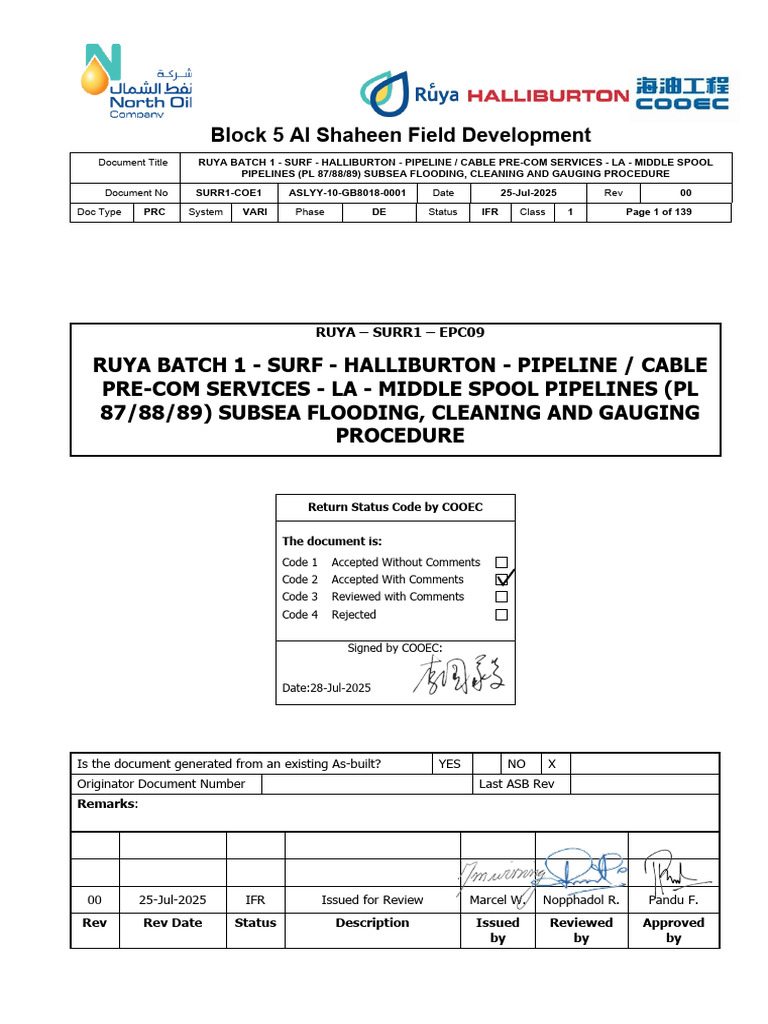 SURR1-COE1-ASLYY-10-GB8018-0001_rev00 | PDF