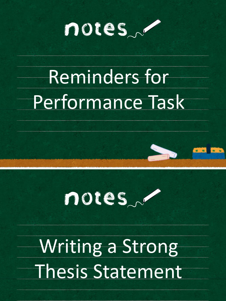 Thesis Statement Lesson Presentation | PDF | Essays | Impeachment