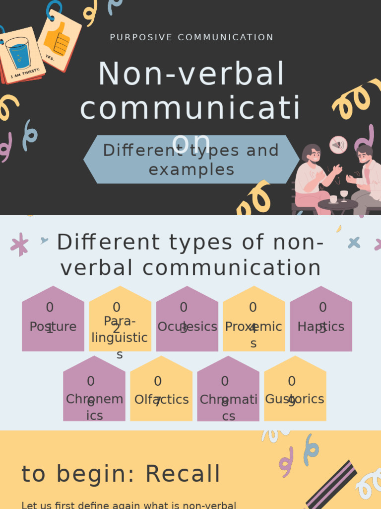 Types of Non-Verbal Communication | PDF | Nonverbal Communication ...