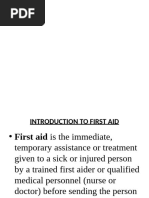 Basic First Aid Red Cross | PDF | First Aid | Cardiopulmonary Resuscitation