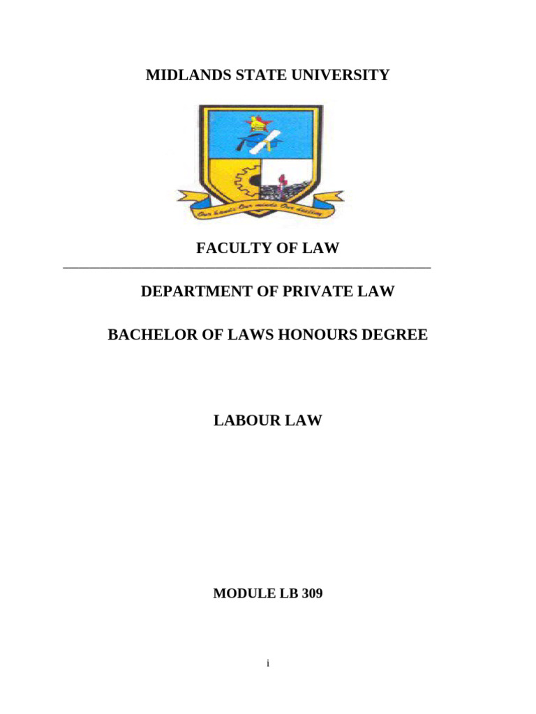 Labour Law Overview and Sources | PDF | Labour Law | Employment