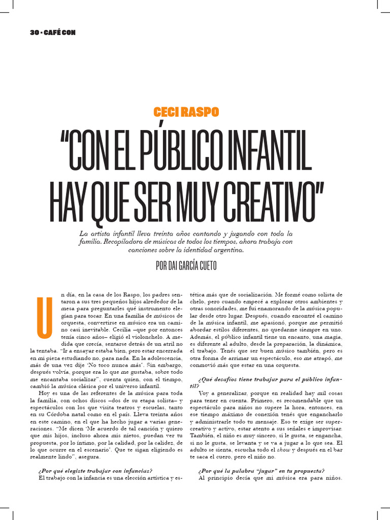 Convivimos agosto 25-Cafe con Ceci Raspo | PDF