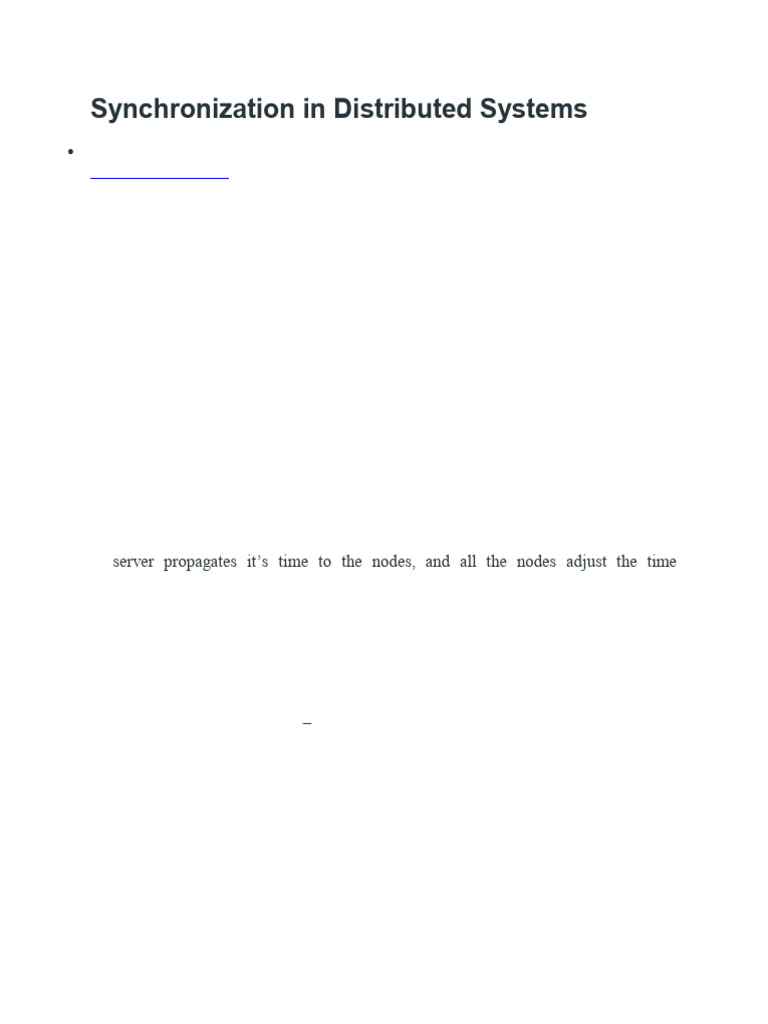 Sychronization and Logical Clocking in Distributed Systems | PDF | Distributed Computing | Computing