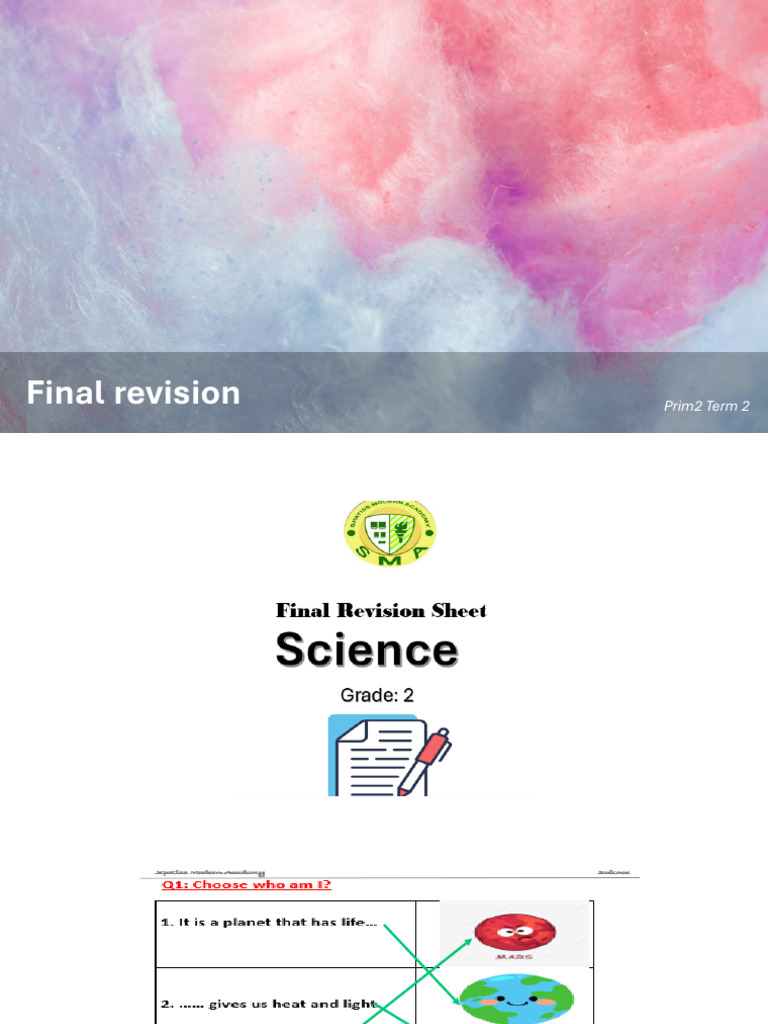Model Answer Final Revision Prim2 Term2 PDF | PDF