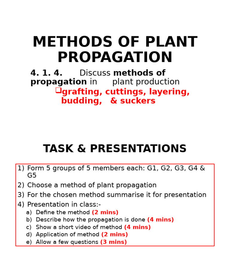 Lesson 3 Methods of Propagation | PDF