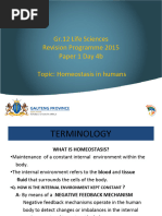 Homeostasis Notes Grade 12 | PDF | Homeostasis | Kidney
