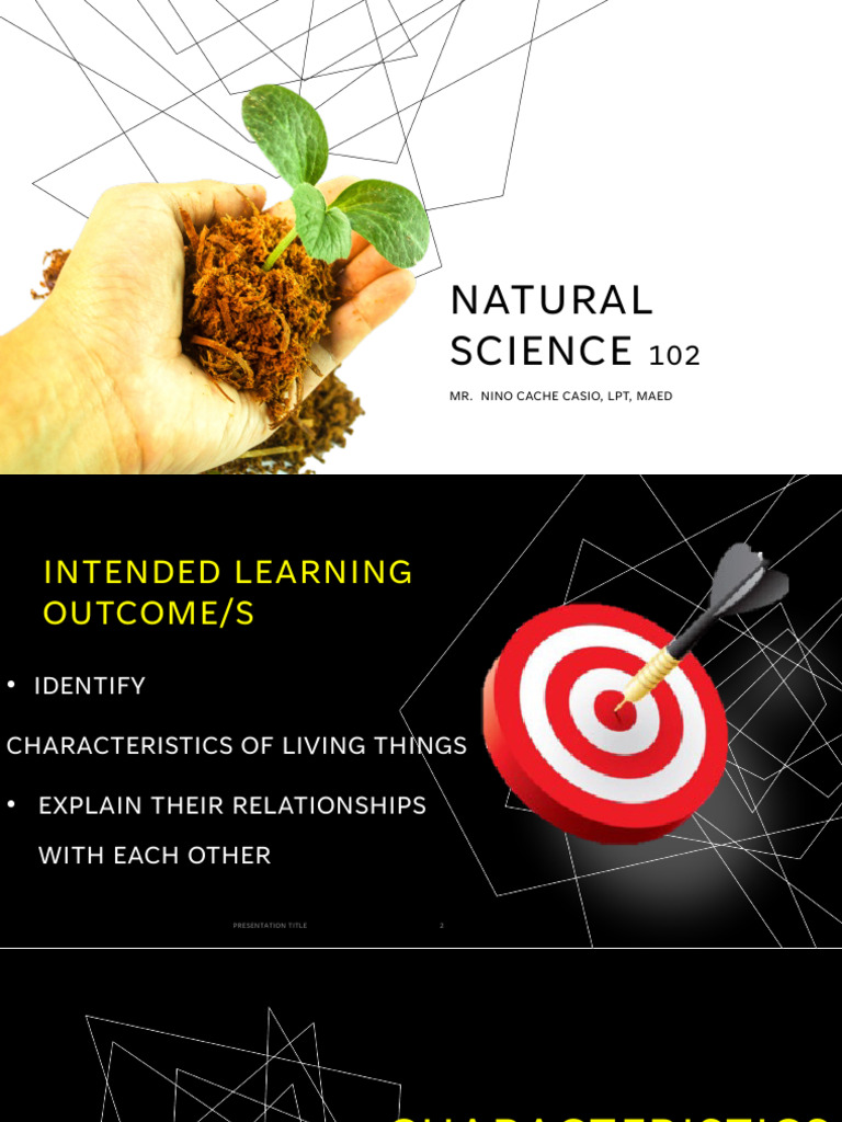 l2 Chracteristics of Living Things | PDF | Reproduction | Life