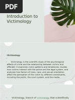 Victim Typologies | PDF | Victimology | Victimisation