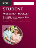 CHCAGE013 Student Assessment Answer Booklet V1.1.v1.0 | PDF | Ageism ...