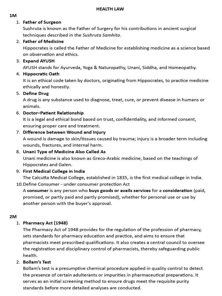 Health Law | PDF | Medicine | Mental Disorder