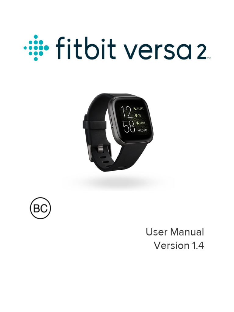 Fitbit Versa 2 User Manual | PDF | Fitbit | Sleep