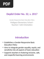 Gender Responsive Basic Education Policy | PDF | Gender | Gender Studies