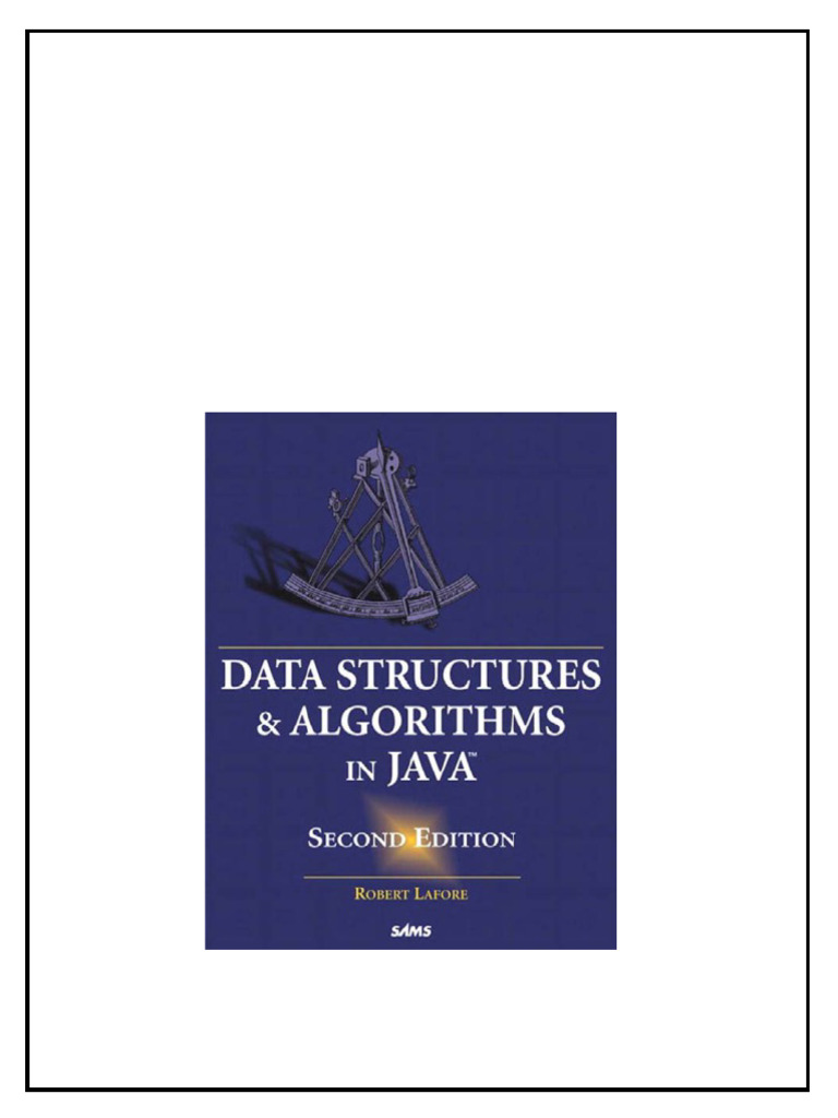 Data Structures And Algorithms In Java 2nd Edition Lafore Robert