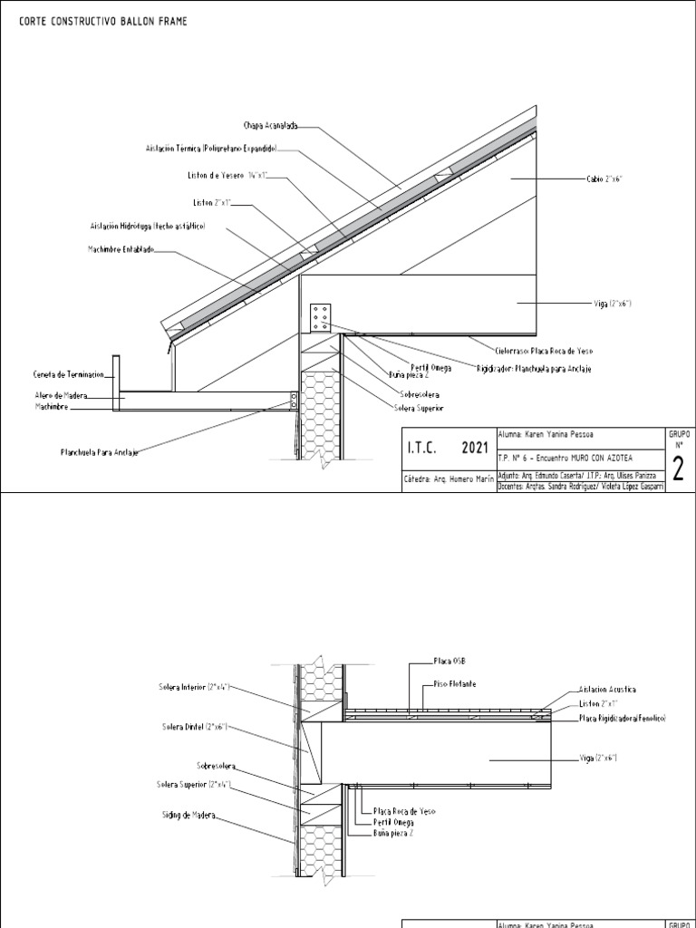 KAREN PESSOA - TP N°6 - DETALLES CONSTRUCTIVOS - BALLON FRAME (3) Yoa | PDF