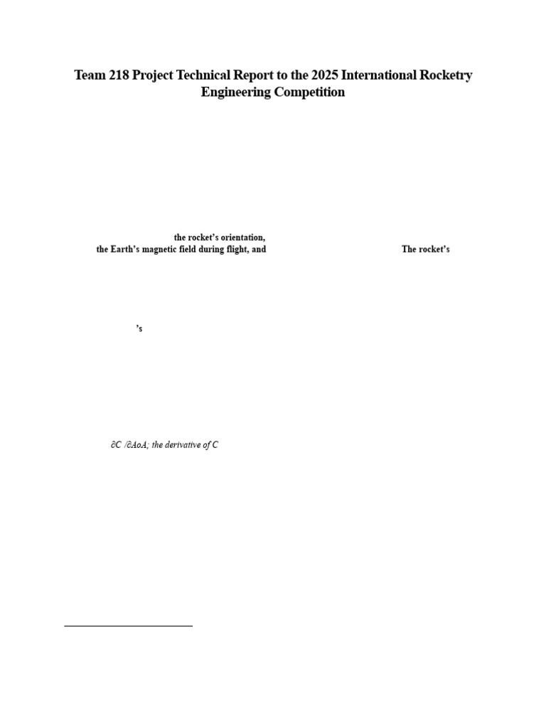 UTEP Rocket Team's Project Sandstorm Report | PDF | Shock Wave | Drag ...