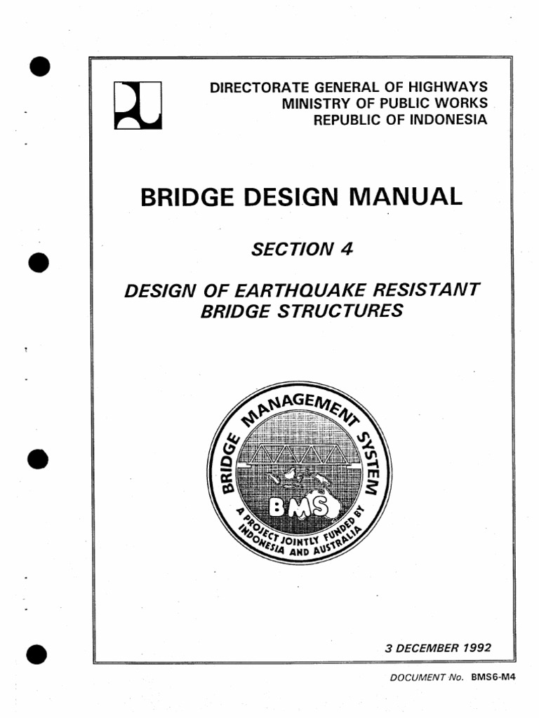 Secton 4 Design of Earthquake Resistant Bridge Structures | PDF