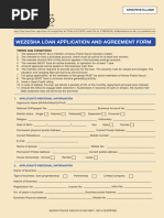SACCO Loan Application Form | PDF | Loans | Banking