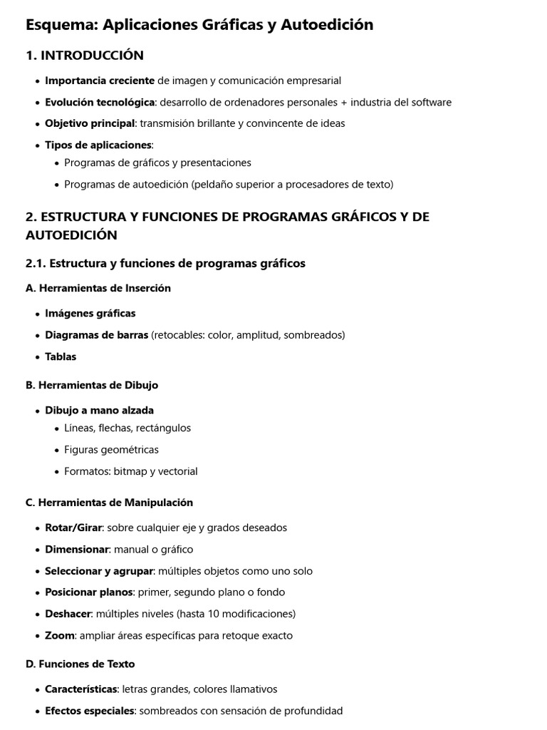 Aplicaciones Gráficas y Autoedición | PDF | Informática