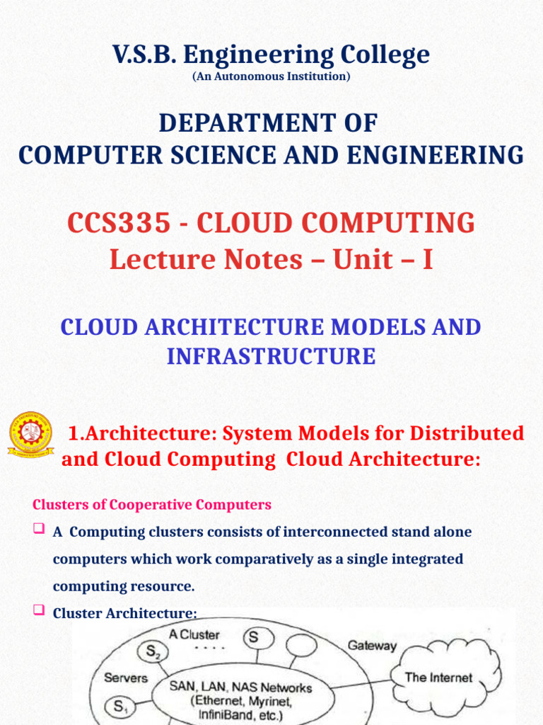 Cloud Computing-1 | PDF | Cloud Computing | Peer To Peer