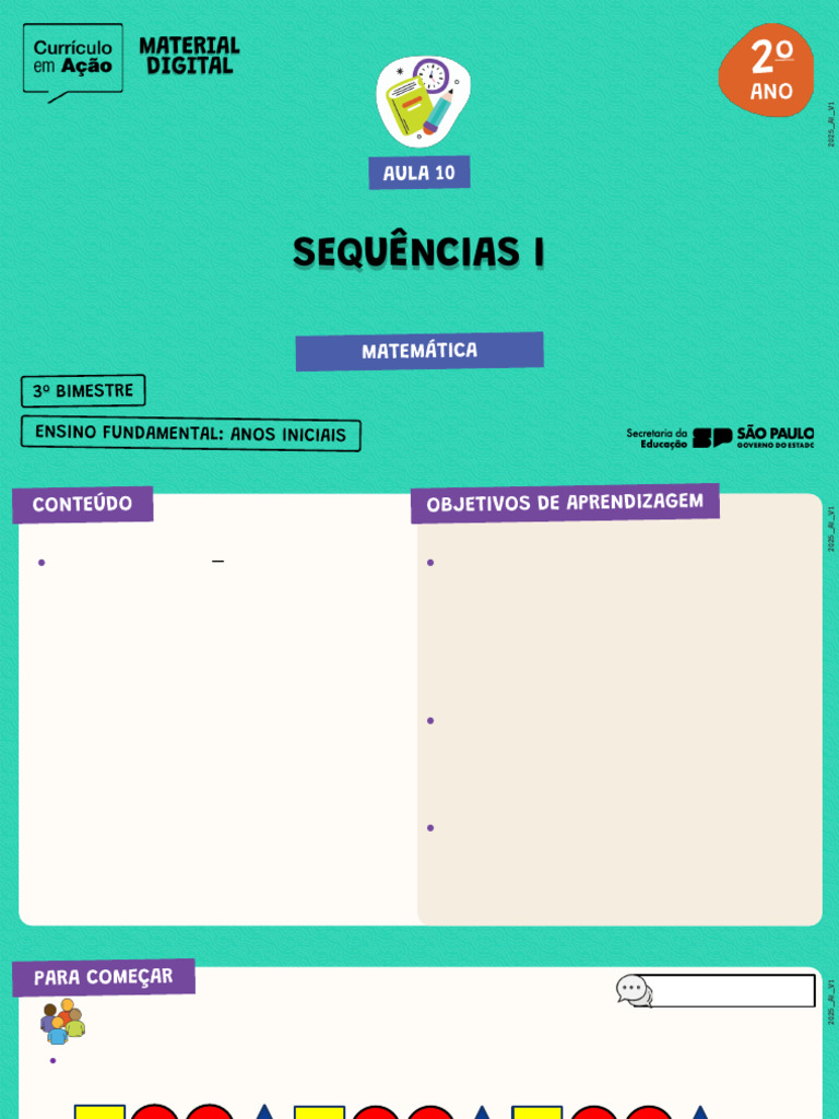 Aula 10 - Sequências I (Versão2) | PDF | Sequência