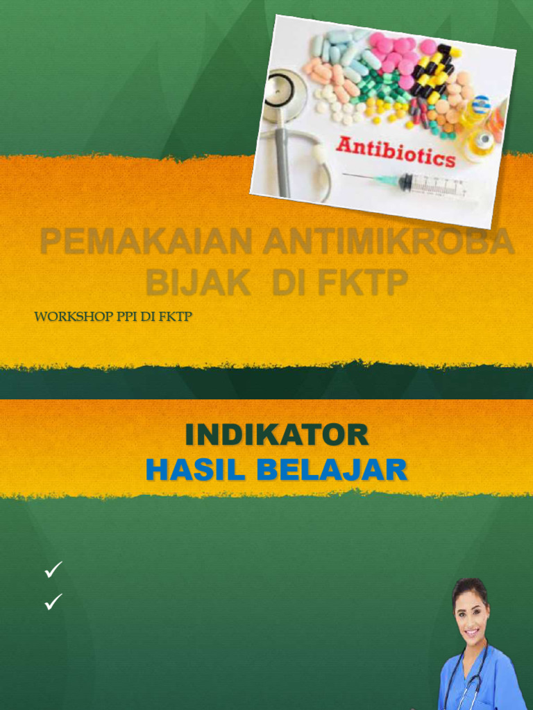 Panduan Bijak Penggunaan Antimikroba | PDF