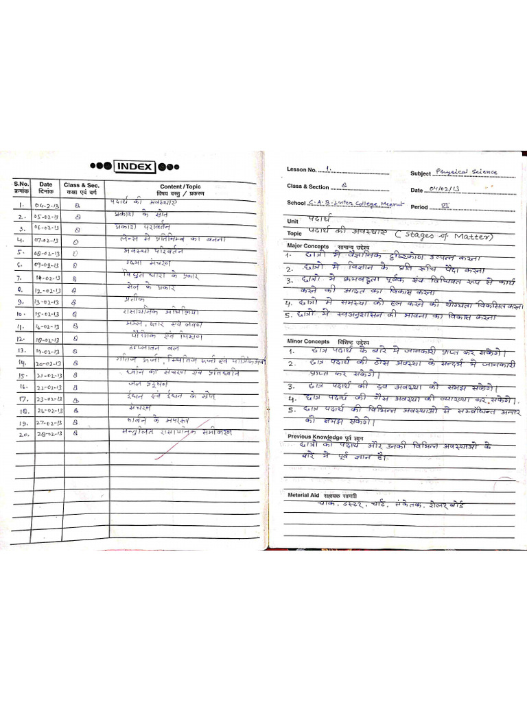 Lesson Plan - Physical Science | PDF