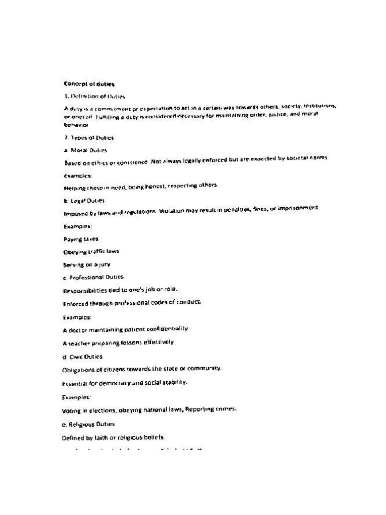 Moral Duties | PDF